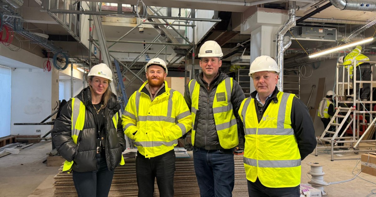 Structural works for Newcastle Building Society’s new city centre home complete | News | Silverstone